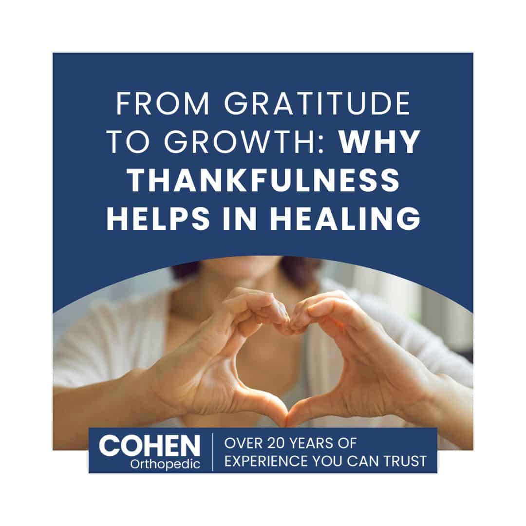 From Gratitude to Growth: Why Thankfulness Helps in Healing